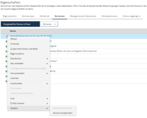Versionierung von Dokumenten leicht verständlich erklärt