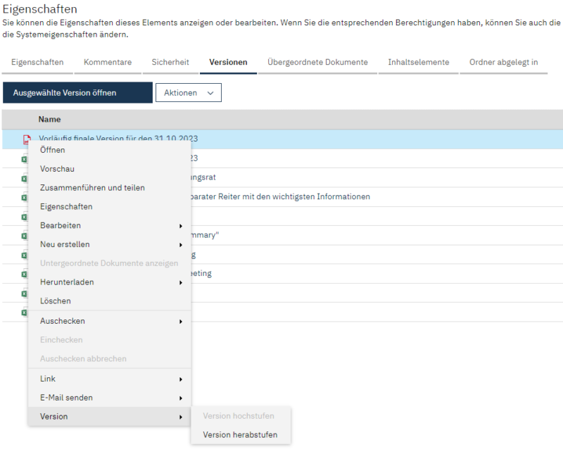 Versionierung von Dokumenten leicht verständlich erklärt